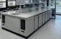 Table de laboratoire - Paillasse revêtement verre et cuve polypropylène ...