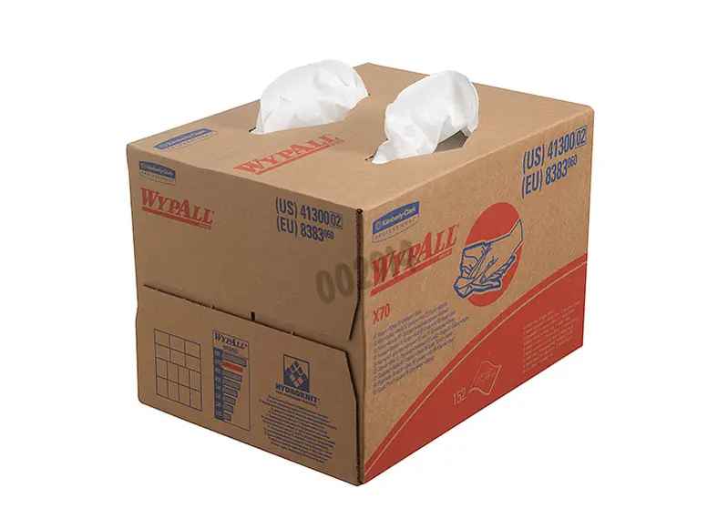 wipe Wypall* X70 white 31 x 42 cm in pop-up Kimberly Clark dispensing ...