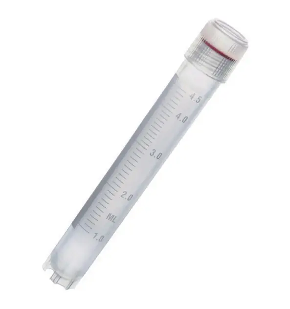 TUBE CRYO PP STERILE 5ml BOUCHON VIS EXT. 12,5x90mm A JUPE x1000 ...