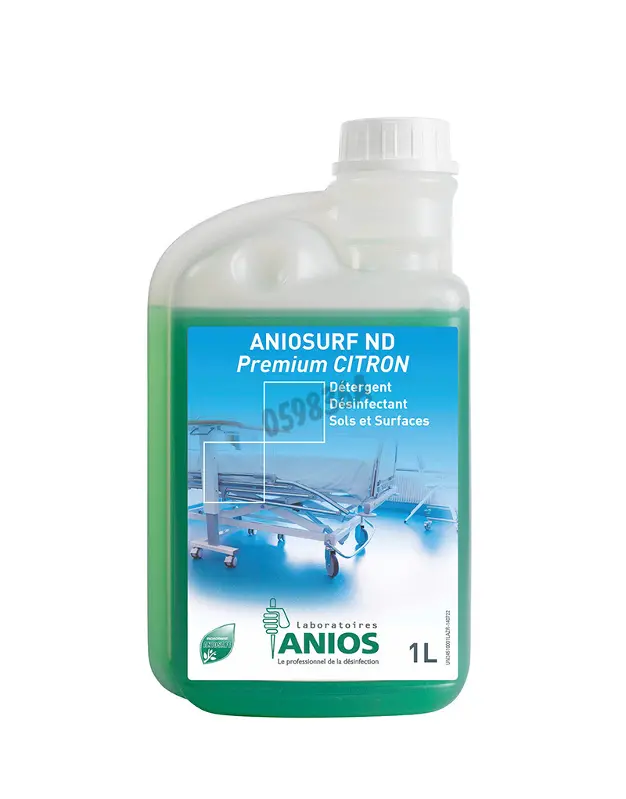 ANIOSURF ND PREMIUM CITRON FLACON DE 1L** - Matériel de laboratoire