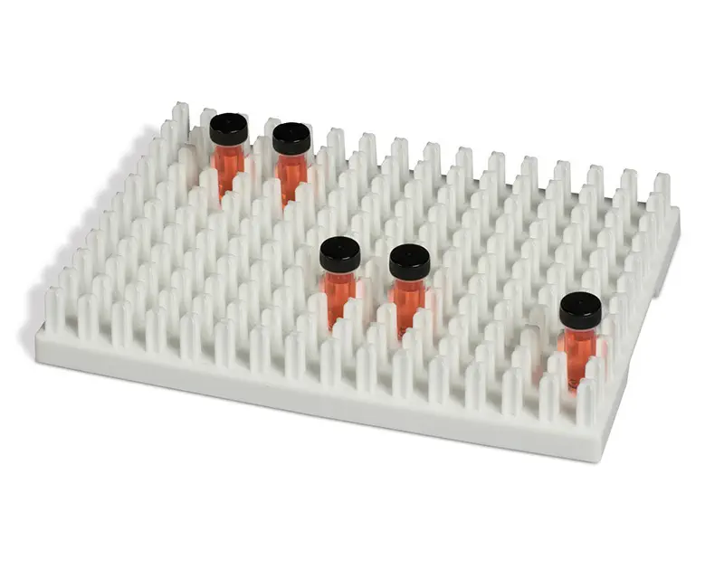 Pin rack for 80 tubes ø 17 mm