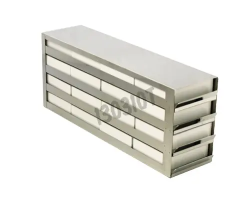 RACK INOX A TIROIRS H x L x P 340 x 562 x 140 6x4 BOITES HAUTEUR 50 mm ...