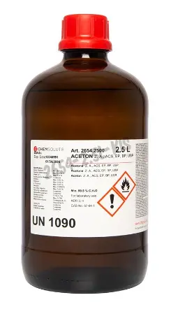 ACETONE P. A., ACS, REAG. PH. EUR., REAG. BP, REAG. USP MIN. 99,5% 2,5L ...