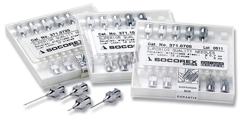 AIGUILLE LUER LOCK BISEAUTEE POUR SERINGUE DOSYS 0,8x25mm 21Gx1'' x12 ...