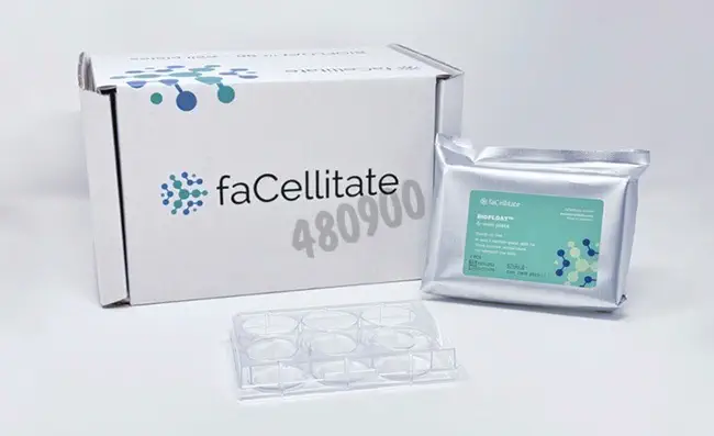 Plaque 6 puits Biofloat™ fond plat transparente stérile - Matériel de ...