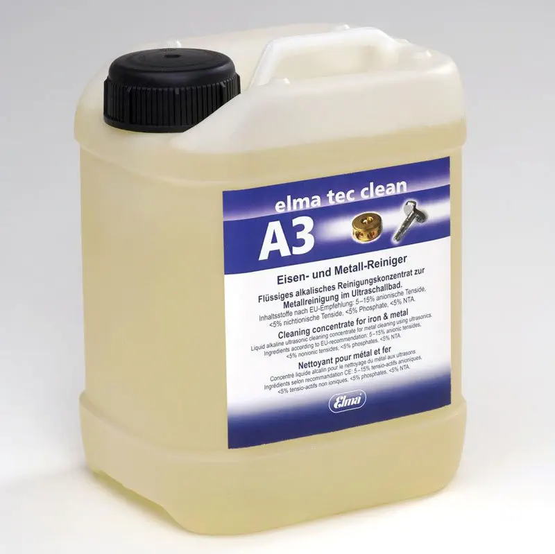 SOLUTION DE NETTOYAGE ULTRASONS ELMA TEC CLEAN A3 25l BIDON HDPE ...