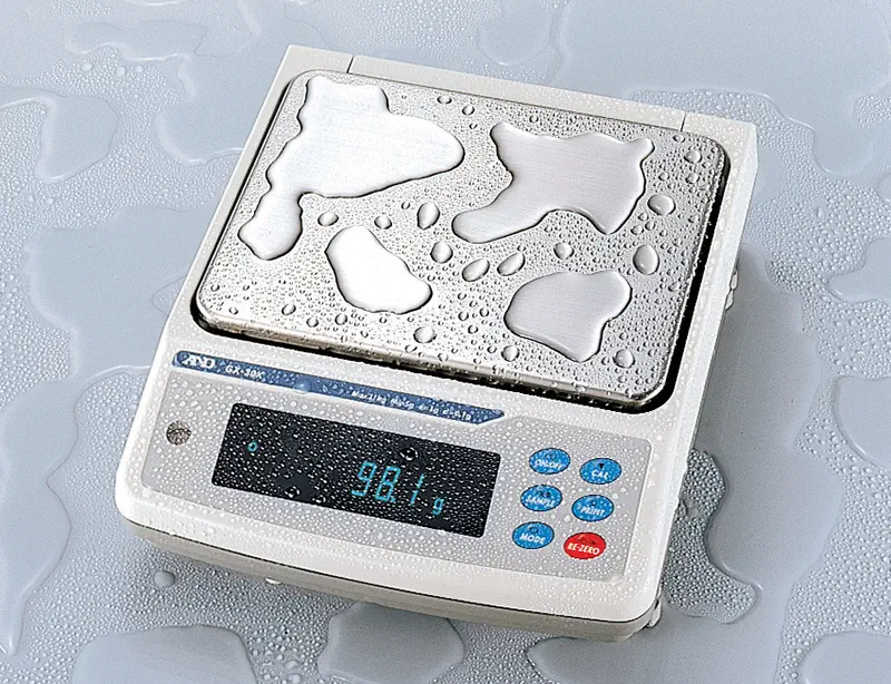BALANCE DE PRECISION ETANCHE GF-21K 21kg x 0,1g PLATEAU 210x270mm ...