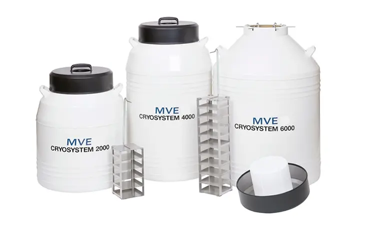 MVE CryoSystem 6000 - number of Racks: 6 - number of boxes / Rack: 10