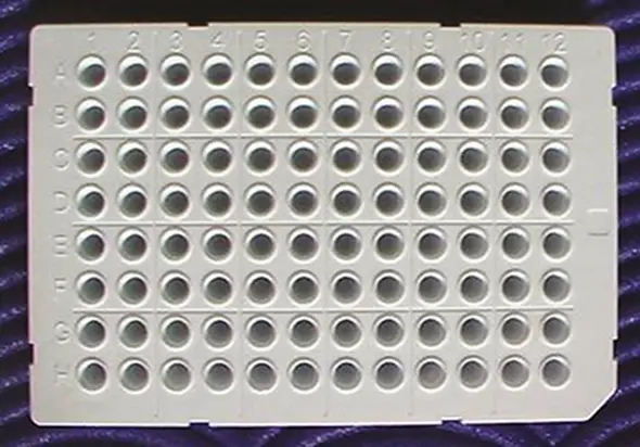 PCR-plate 96 well, low profile, 0,1 ml, semi-skirted for LightCycler ...