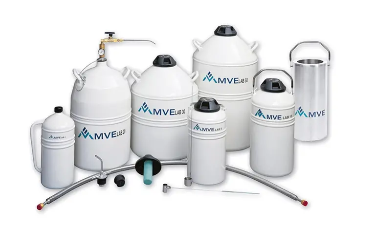 LAB DEWAR: System for storage, Transport and extraction of liquid ...