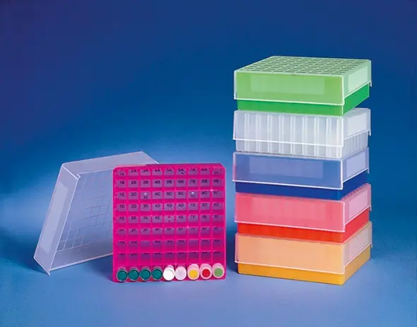 Quali - Cryobox mit Teleskopdeckel, unsere 81 Platz (9 x 9) Topversion ...