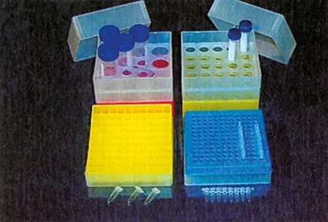 Polypropylene Cryoboxes for 10 + 2 Tubes Cell Box, 50 ml